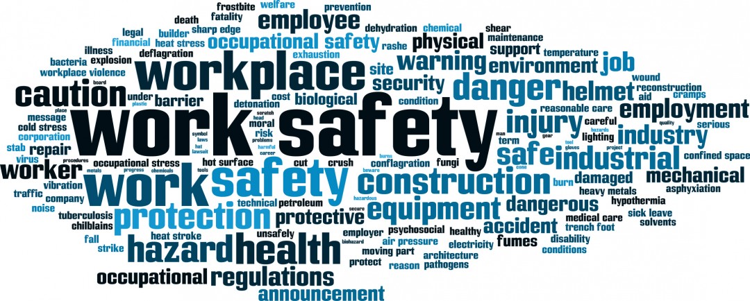 Work safety word cloud - Safety Consultant
